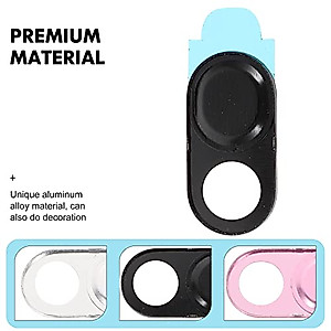 Hemobllo 3pcs Camera Cover Computer Laptop Computer Camera Phone Camera Tablet Laptop Camera for Computer Camera Slider Lens Cover Webcam Cover Laptop Cover Set Aluminum Alloy Cell Phone