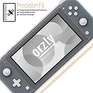 Orzly Screen Protector for Nintendo Switch Lite 2019 Model [4 Pack] Tempered Glass Screen Protectors. No Bubbles Easy Installation Anti Scratch Edition