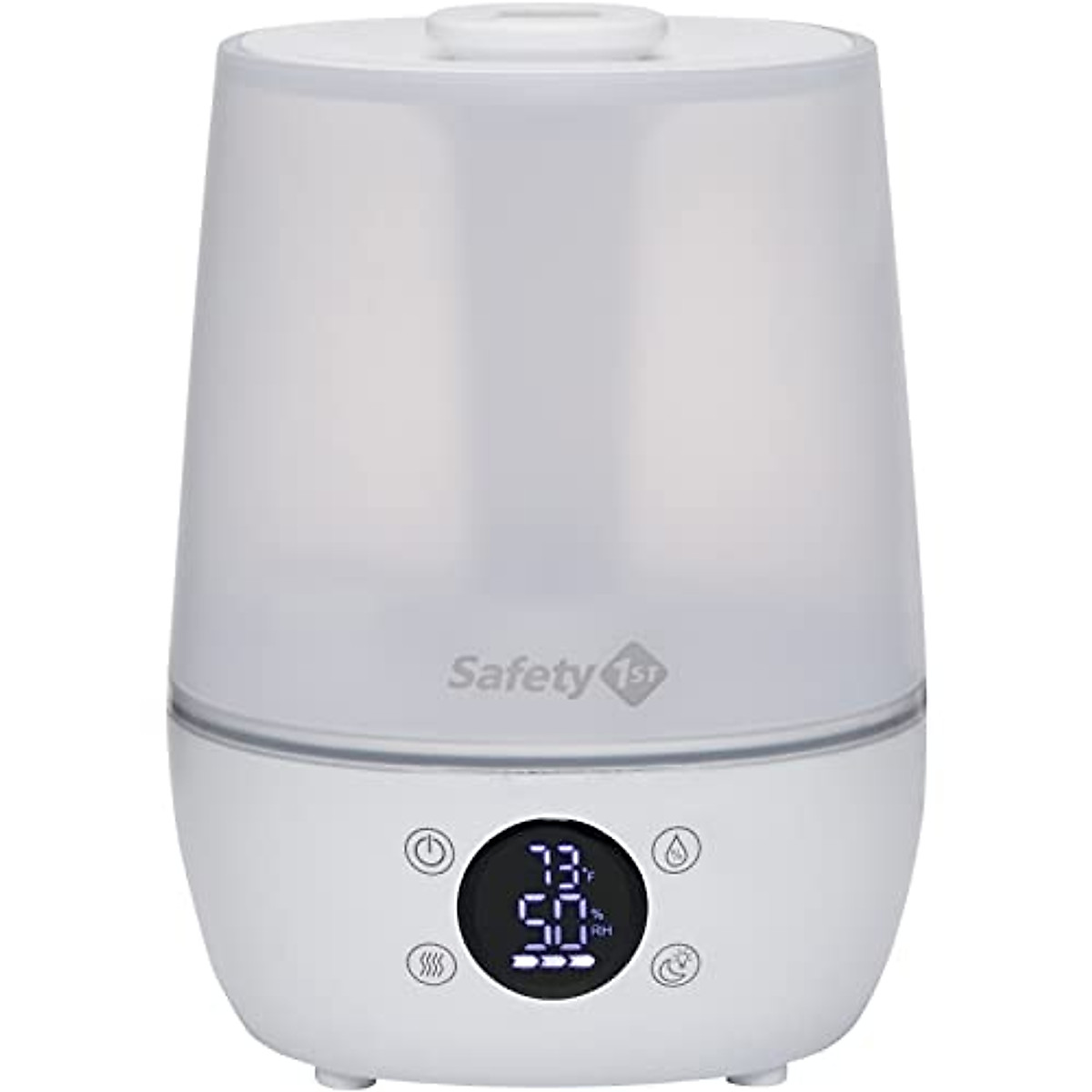 Safety 1st Humid Control Filter Free Humidifier, Detects temperature and humidity levels, White