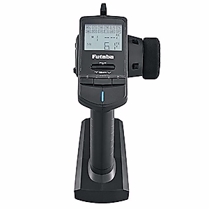 Futaba 3PV Three-Channel Two-Point-Four Gigahertz Computerized Radio Control Surface Transmitter with R304SB T-FHSS Telemetry Receiver