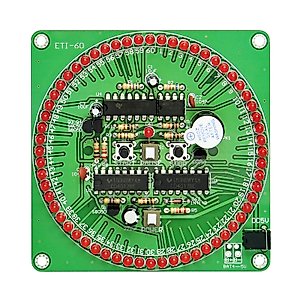 Gikfun 60 Seconds DIY Electronic Timer Soldering Practice Board Kit for Arduino 61 Red LED EK1904