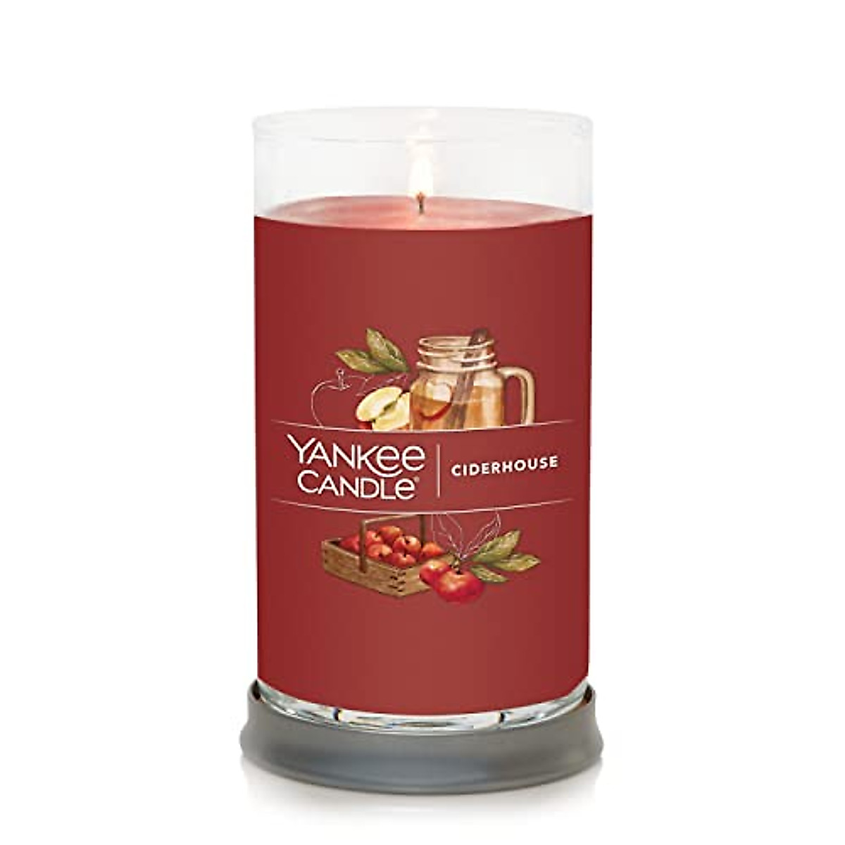 Yankee Candle Ciderhouse Signature Medium Pillar Candle, 14.25oz