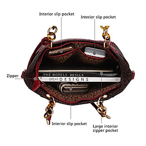 MKF Collection Shoulder Bag for Women, PU Leather Pocketbook Top-Handle Crossbody Purse Tote Satchel Handbag by Mia K