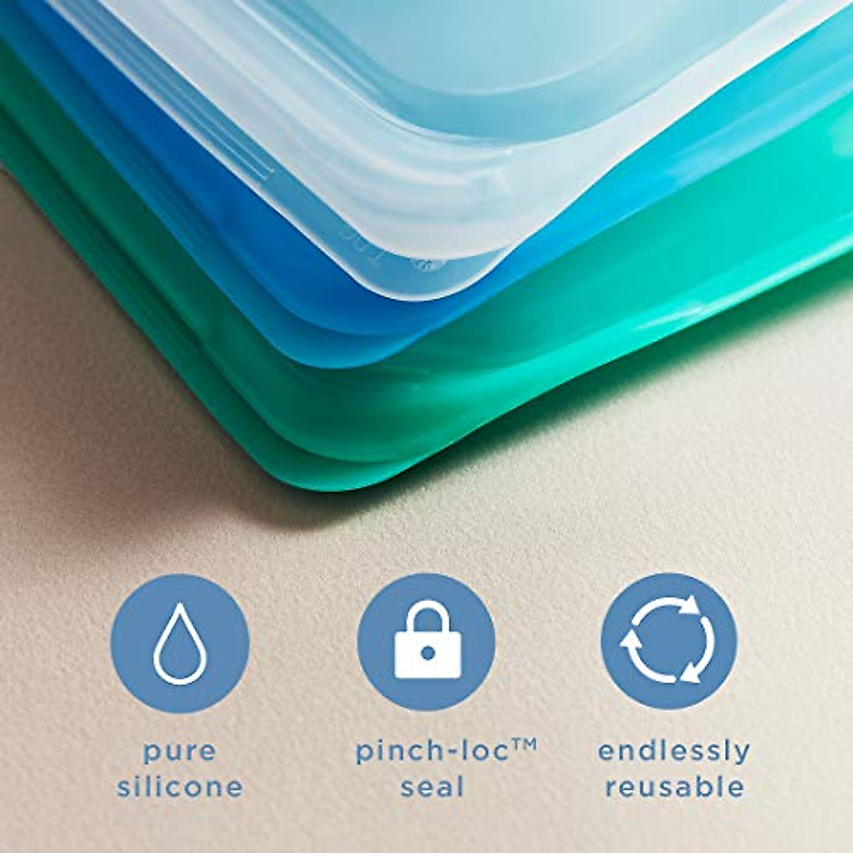 Stasher Silicone Reusable Storage Bag, Snack (Terra Cotta) | Food Meal Prep Storage Container | Lunch, Travel, Makeup, Gym Bag | Freezer, Oven, Microwave, Dishwasher Safe, Leakproof