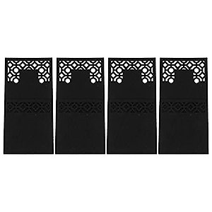 4PCS Xmas Party Cutter Fork Bag Practical Tableware Bag Party Tableware Cover Decor for Celebration Party