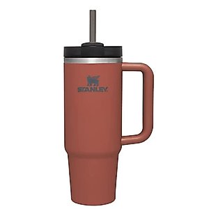 Stanley The Quencher H2.0 FlowState Tumbler (Soft Matte) | 30 OZ Red Rust
