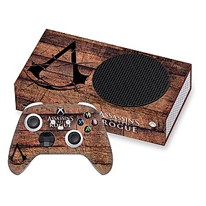 Head Case Designs Officially Licensed Assassin's Creed Pattern Planks Rogue Key Art Vinyl Sticker Gaming Skin Decal Cover Compatible With Xbox Series S Console and Controller Bundle
