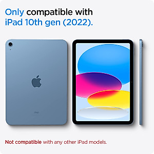 Spigen Tempered Glass Screen Protector [GlasTR EZ Fit] Designed for iPad 10th Generation 10.9 inch (2022) [9H Hardness/Case-Friendly]