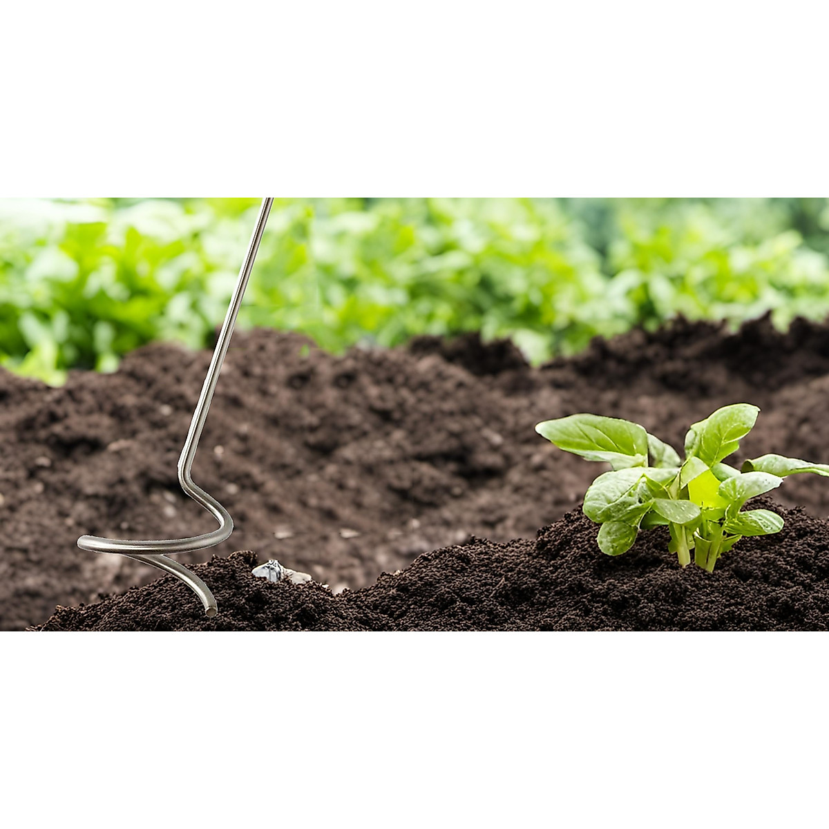 Compost Aerator/Compost Accelerator/Compost Turning Tool/Compost Turner and Mixing Tool/Compost Aerator Tool/Compost Aeration Tool for Outdoor Compost Bin