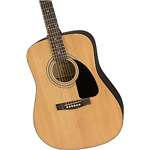 Fender FA-115 Dreadnought Acoustic Guitar Bundle with Gig Bag, Tuner, Strings, Strap, Picks, and Austin Bazaar Instructional DVD