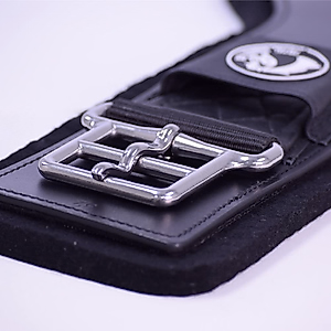 Total Saddle Fit Shoulder Relief Cinch + w/Balance Buckle 32" Brown w/Wool Felt