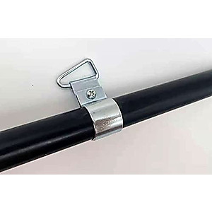 kerlista,2-Pcs, Weed Eater Trimmer Shaft Clamp Trimmer Replacement Shaft Boom Clamp Shoulder Strap Drive Straight Shaft Tube Mount Clamp for Trimmer Harness Shoulder Strap Garden Lawn Cutter (D-26MM)