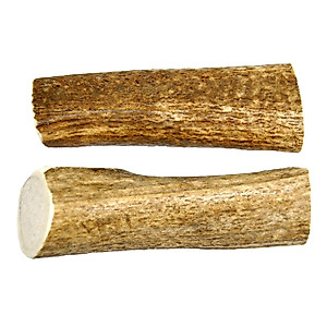 Big Dog Antler Chews - Extra Large 2-Pack Elk Antler Dog Chews, 6 Inches to 10 inches Long, for Medium to Large Dogs and Puppies