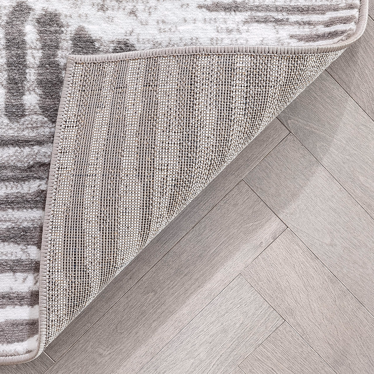 Well Woven Axasta Ivory Grey Diamond Medallion Tribal Area Rug 5x7 (5'3" x 7'3")