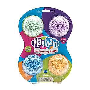 Educational Insights Playfoam Classic 4-Pack, Fidget, Sensory Toy, Valentines Day Gift for Boys & Girls, Ages 3+