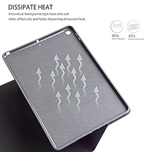 Cutebricase iPad 10.2 Case for iPad 9th Generation 2021, iPad 8th Generation Case 2020, iPad 7th Generation Case 2019,iPad Case 9th Gen Multi-Angle View Adjustable Stand Auto Wake/Sleep, Bookshelf Cat