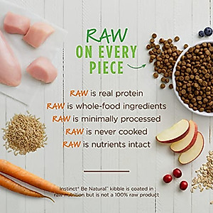 Instinct Be Natural Real Chicken & Brown Rice Recipe Natural Dry Dog Food, 25 lb. Bag