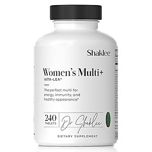 Shaklee - Vita-Lea® Women High-Potency Multivitamin & Multimineral for Women - Prenatal/Postnatal Support with 800 mcg Folic Acid, 200 mcg Iodine, 18 mg Iron - 240 Tablets