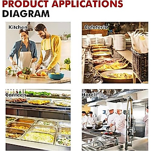 Commercial Double Head Food Warming Lamp, Kitchen Free Standing Heat Lamp, 70CM Height Adjustment Weighted Base Food Warming Lamp for Commercial Restaurant Kitchen Buffet,B