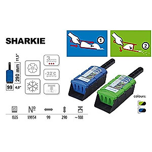 Scoop Spreader for Grass Seeds/Fertilizer/Sand/Salt, Multi-Use Hand Spot Spreader Effortlessly Spread Salt or Sand on Driveways, Walkways and Parking Spots in The Winter - up to 70 oz.