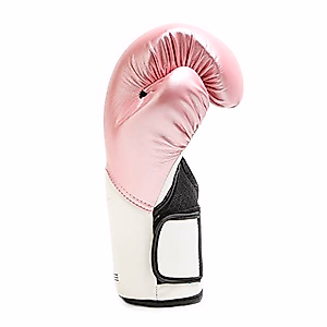 Everlast Elite Pro Style Training Gloves, Pink/White, 12 oz