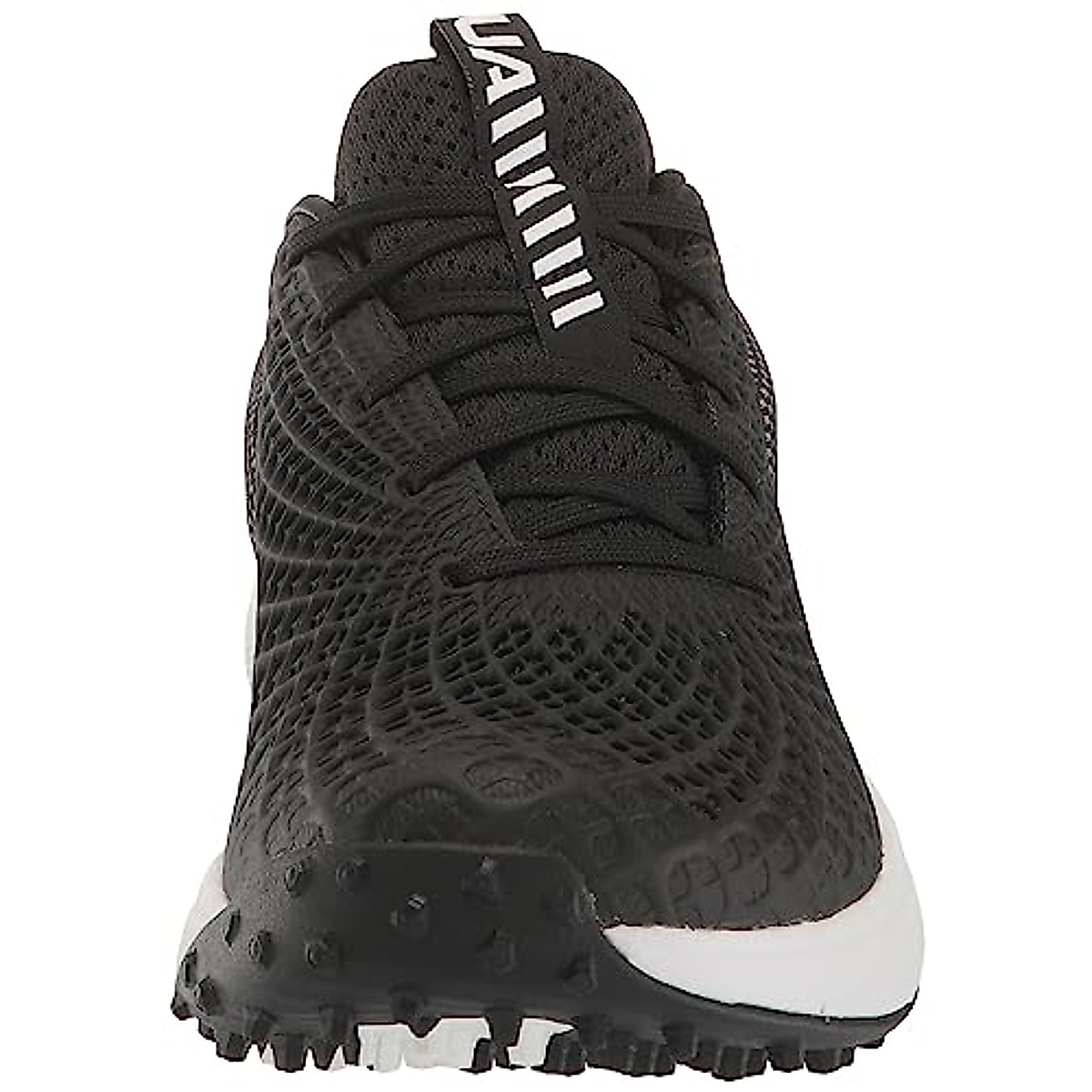 Under Armour Women's Glyde 2.0 Turf, (001) Black/Black/Metallic Silver, 9, US