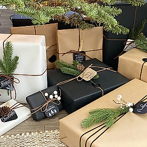 Juuxncgv 30 Pcs Christmas Artificial Pine Branches,Green Plants Pine Needles,Artificial Pine Picks Branches for Garland Wreath,Christmas Decorations,Home Garden Decoration