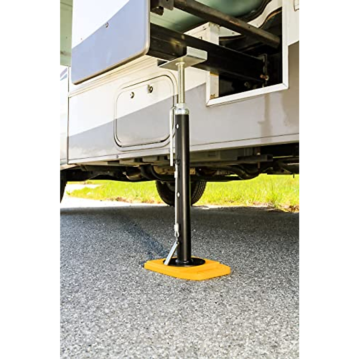 Camco EAZ-Lift Premium RV Slide-Out Support | Features an Adjustable Height of 19-inches to 47-inches, a Durable Steel Construction, and can Hold Up to 5,000lbs Each (48867)