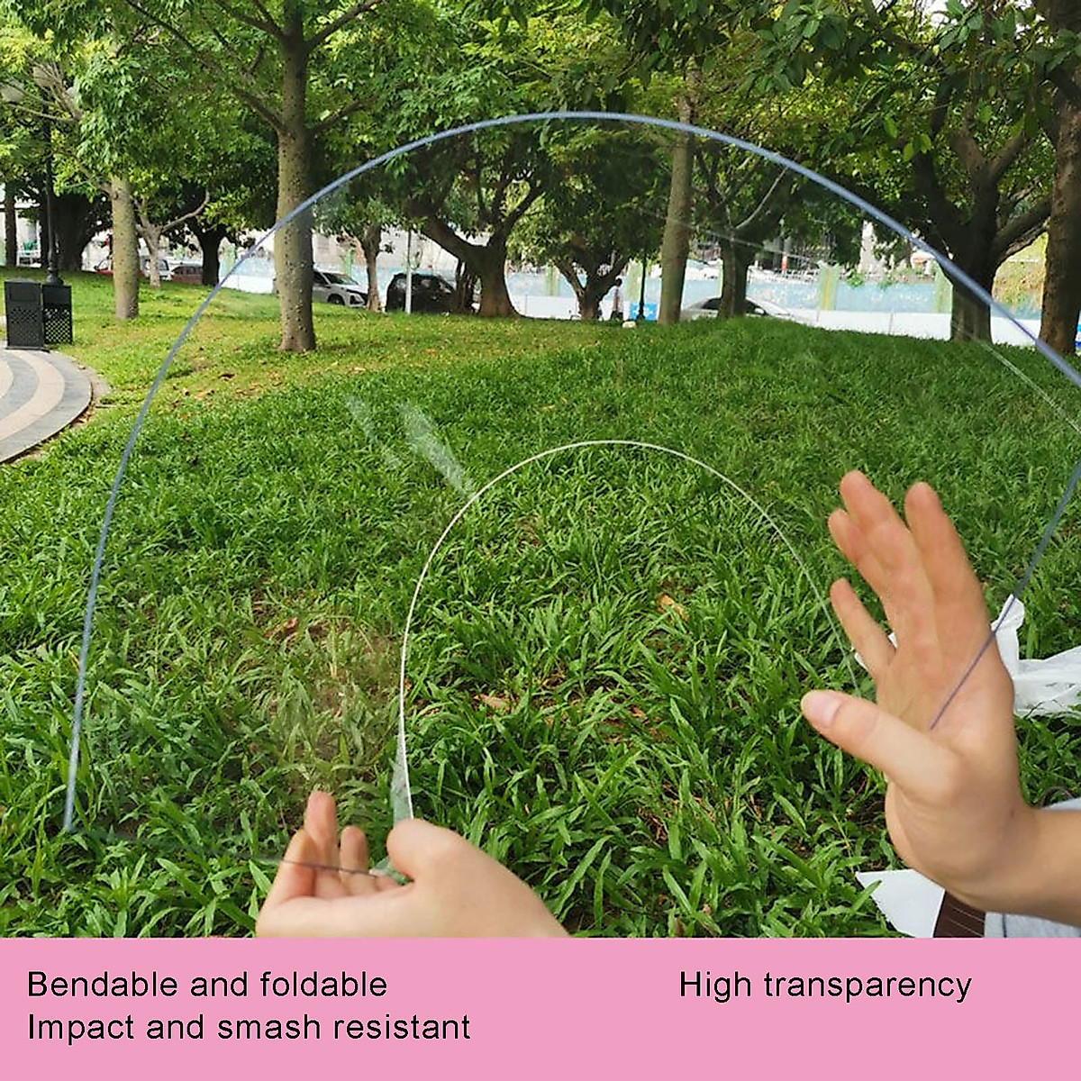 LVLDAWA Transparent Pc Endurance Sheet, Easy to Cut Bend Waterproof Panels, DIY Greenhouse Polycarbonate Plastic Board for Roofs Canopies Light Rooms (Color : Clear, Size : 1x5m)