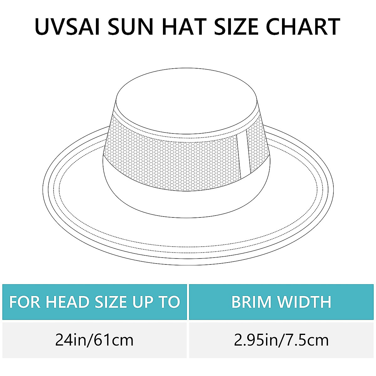 UVSAI UPF 50+ Bucket Sun Hat with Laser Perforated Mesh Cooling Adjustable Breathable Lightweight for Outdoor Men Women White
