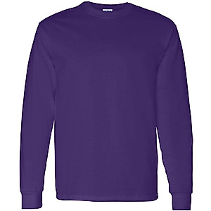 Gildan Longsleeve Heavy Cotton Shirt(Purple