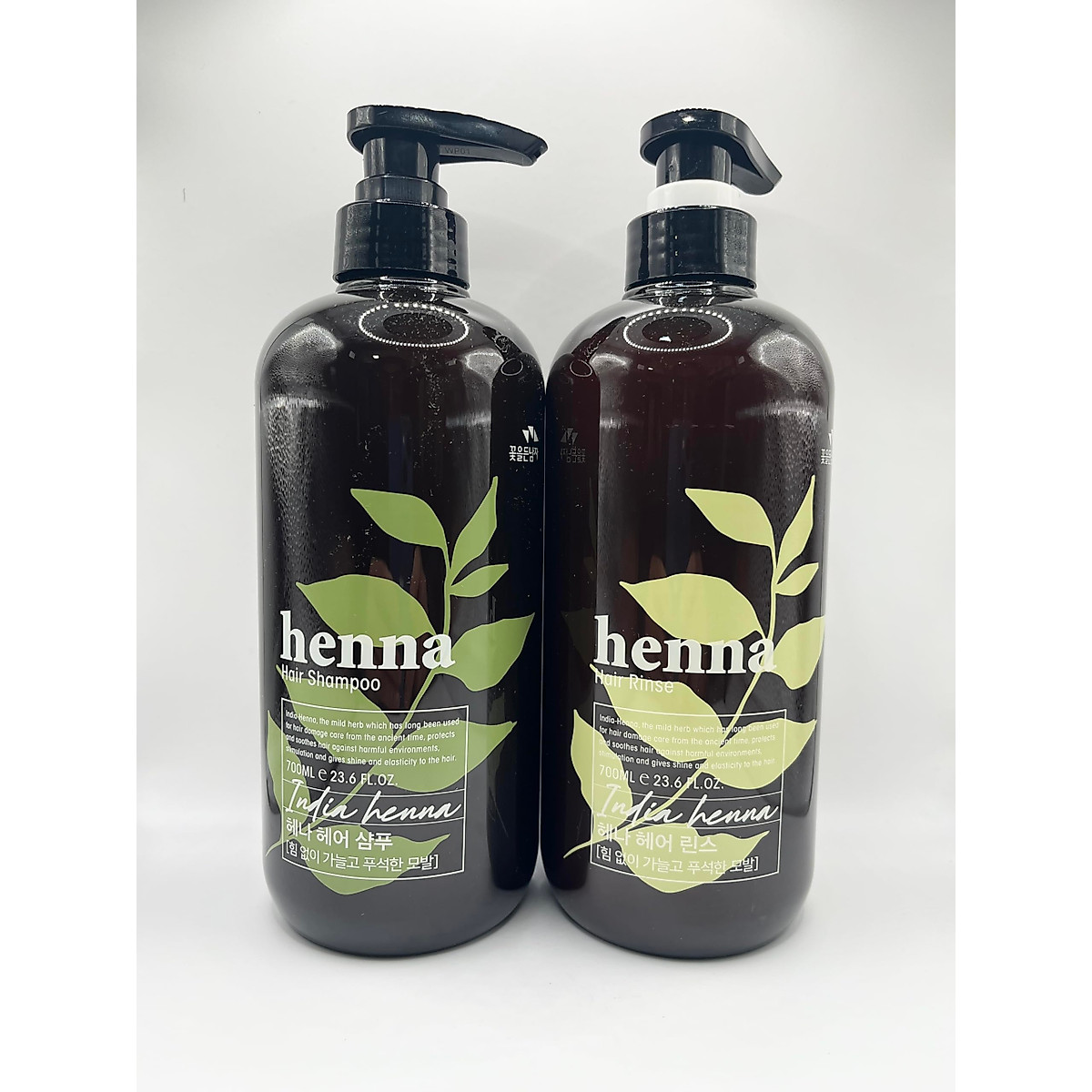 HENNA HAIR SHAMPOO 700ml + RINSE 700ml