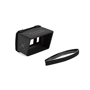 Wooden Camera LCD Sun Shade for Monitors 4 to 5-Inches, Monitor Hood with All-Sides Coverage and Flexible Bottom for Easy Access