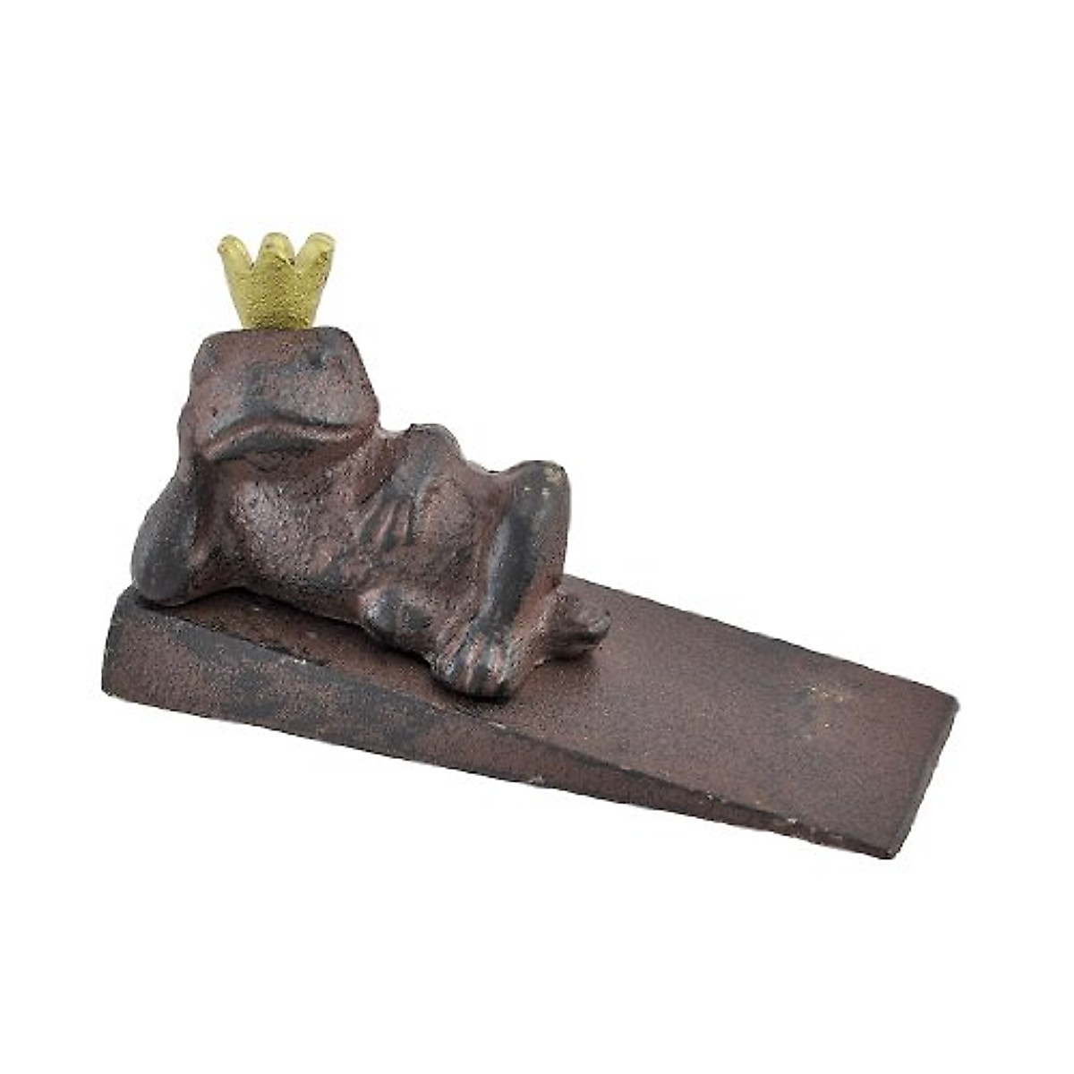 Cast Iron Frog Prince Wedge Doorstop