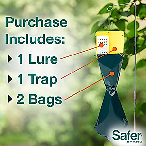 Safer Brand 70102 Japanese Beetle Trap with Attractant