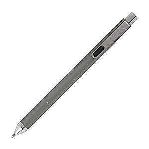 TUL® Fine Writing Solid Metal Barrel Ballpoint Pen With 2 Refills, Medium Point, 1.0 mm, Silver Barrel, Assorted Ink Colors