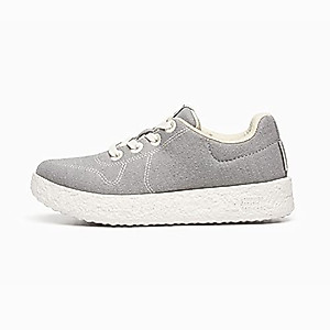 LE MOUTON Mate Merino Wool Comfortable Walking Shoes Grey 280mm | Platform Shoes for Men and Women | Eco-Conscious Lightweight Sneakers | Fashion Sneakers