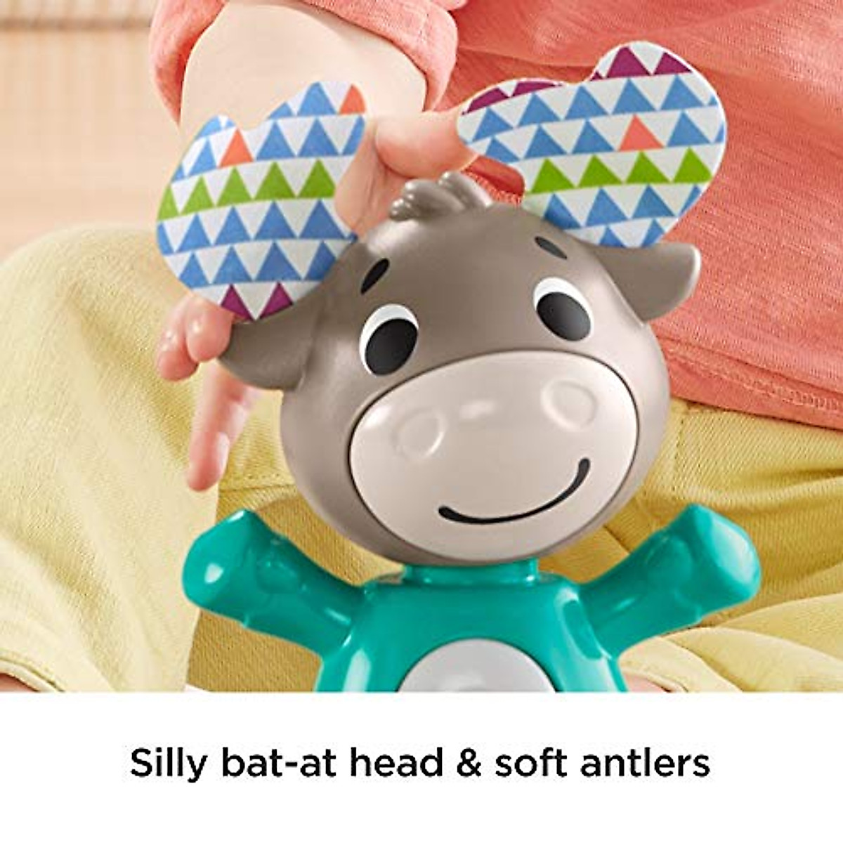 Fisher-Price Linkimals Musical Moose - Interactive Educational Toy with Music and Lights for Baby Ages 9 Months & Up