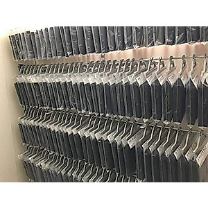 Monaco Hanging Storage Bags, 10-pack of 10 x 12.5-inches , 4 mil Deluxe Line Polyethylene Clear Plastic Bags for Classroom, Library, Doctor Office, Pharmacy, and Home Use.