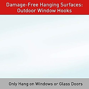 Command Medium Wall Hooks, Damage Free Hanging Wall Hooks with Adhesive Strips, No Tools Wall Hooks for Hanging Decorations in Living Spaces, 5 Clear Wall Hooks and 6 Command Strips