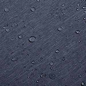 Classic Accessories Montlake Water-Resistant 21 x 21 x 3 Inch Square Outdoor Seat Cushion Slip Cover, Patio Furniture Chair Cushion Cover, Heather Indigo Blue, Patio Furniture Cushion Covers