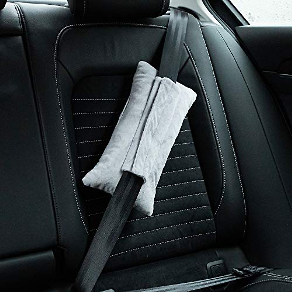 GNEGNI Seat Belt Pillow for Kids, Car Seat Travel Pillow to Protect Head Neck and Shoulder, Patient Care Surgery Recovery Support Cushion Pad, Seat Belt Cushions Pads Protectors for Child Adults