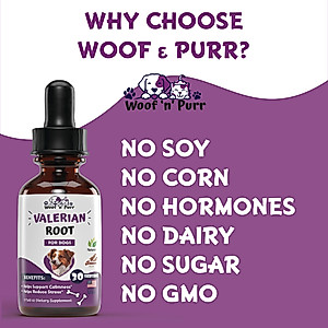Valerian Root for Dogs - Valerian for Dogs - Helps to Calm & Relax, and Much More - Dog Anxiety Relief - Dog Calming - Dog Sleep Aid - Sleep Aid for Dogs - Dog Calming Supplement - 1 fl oz