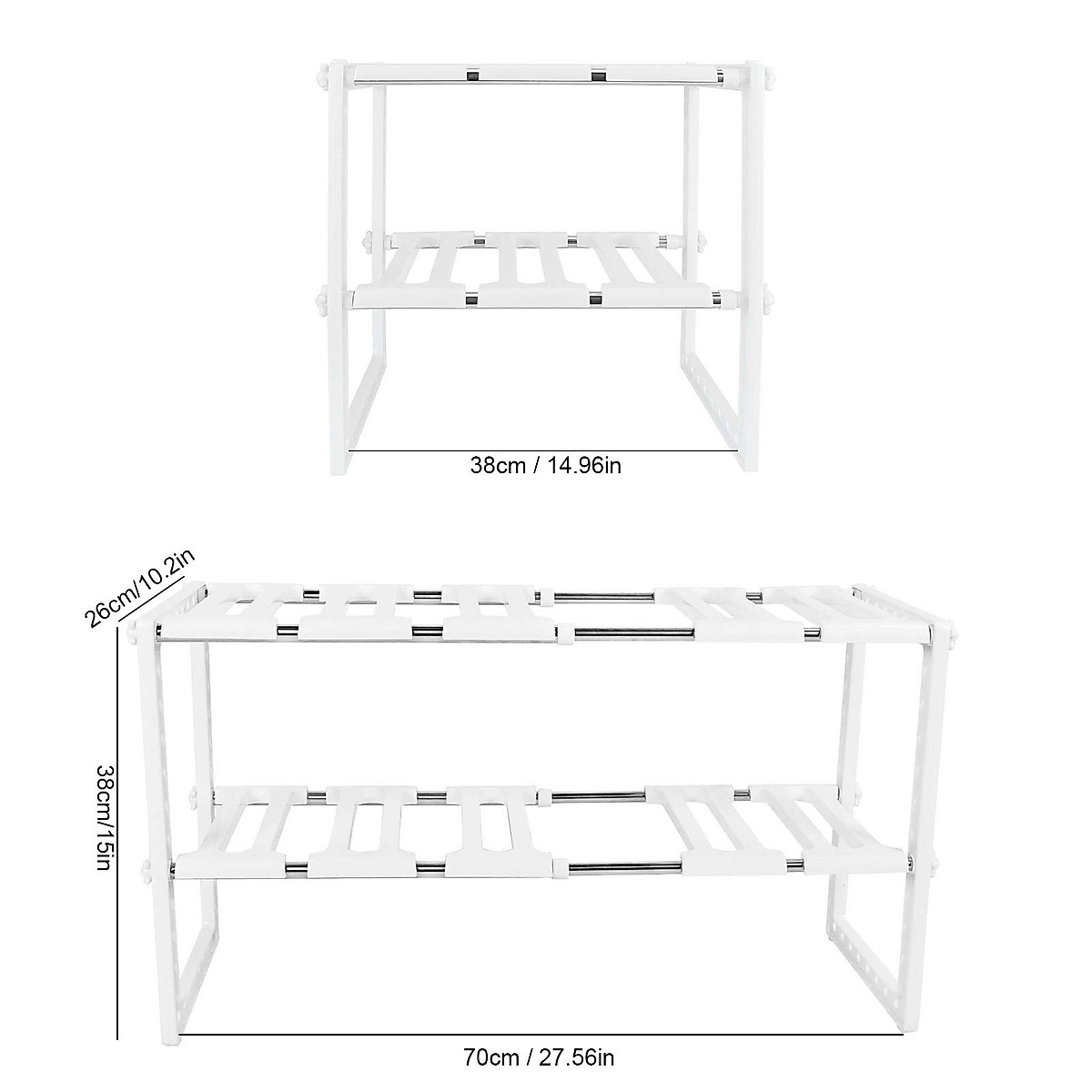Under Cabinet Storage,Under Sink Organizer,2?Tier Sink Rack,Kitchen Storage Holder,Cabinet Organizer Shelf,Telescopic Storage Shelf for Kitchen,Living Room, under sink organizer under cabinet org