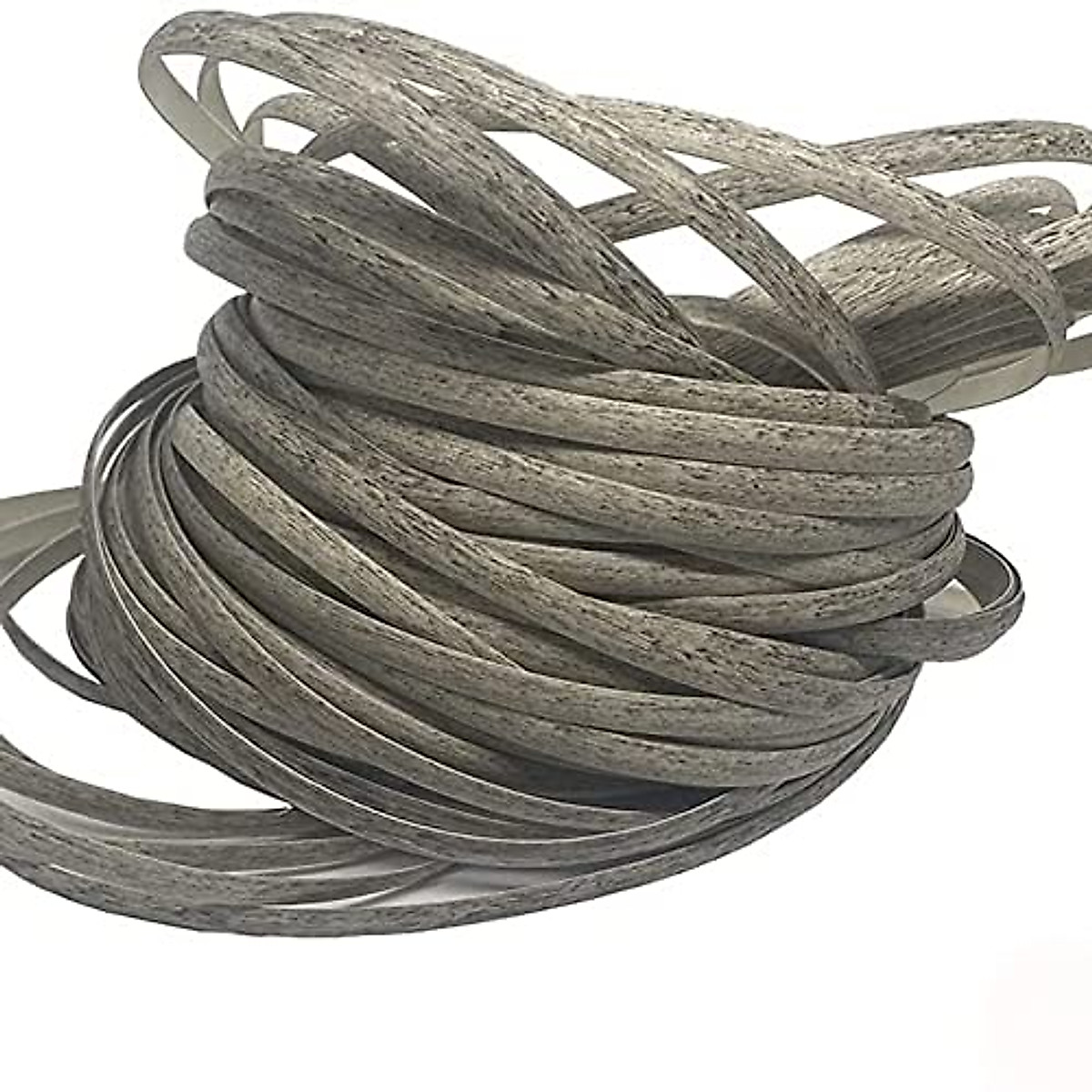 ZHENGYUN Grey Wicker Desk Chair Repair Material Kit (Wicker + Knitting Tools), Outdoor Patio Furniture Rattan, Wicker Repair Material - Approximately 70m (230ft) Long (Grey + Tools)