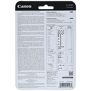 Canon LS-82Z Handheld Calculator, White