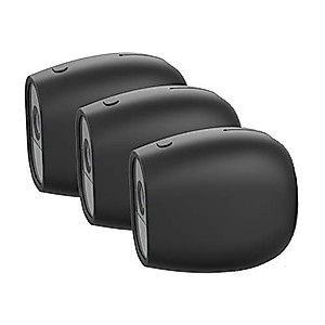 Silicone Skins for Arlo Pro/Pro 2, Form Fitting Protective Cover Accessories Compatible with Arlo Pro/Pro 2 Cameras, Black, 3 Pack