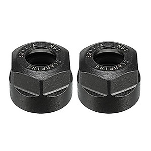 uxcell ER11-A(M14) Type Collet Clamping Hex Nuts for CNC Milling Chuck Holder Lathe 2 Pcs