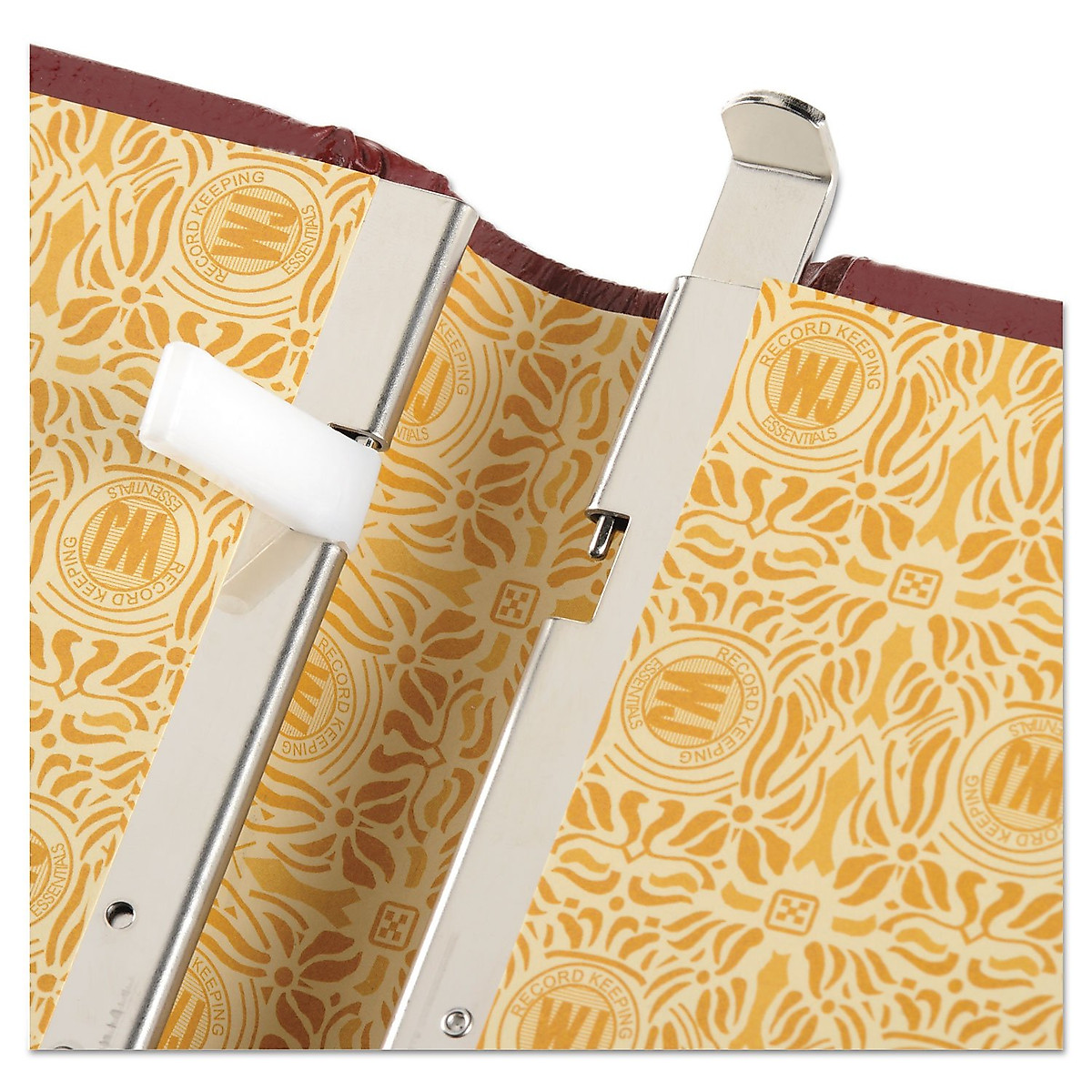 Wilson Jones Minute Book, Binder Only, Letter Size, 250 Page Capacity, Imitation Leather, Red (W396-11)