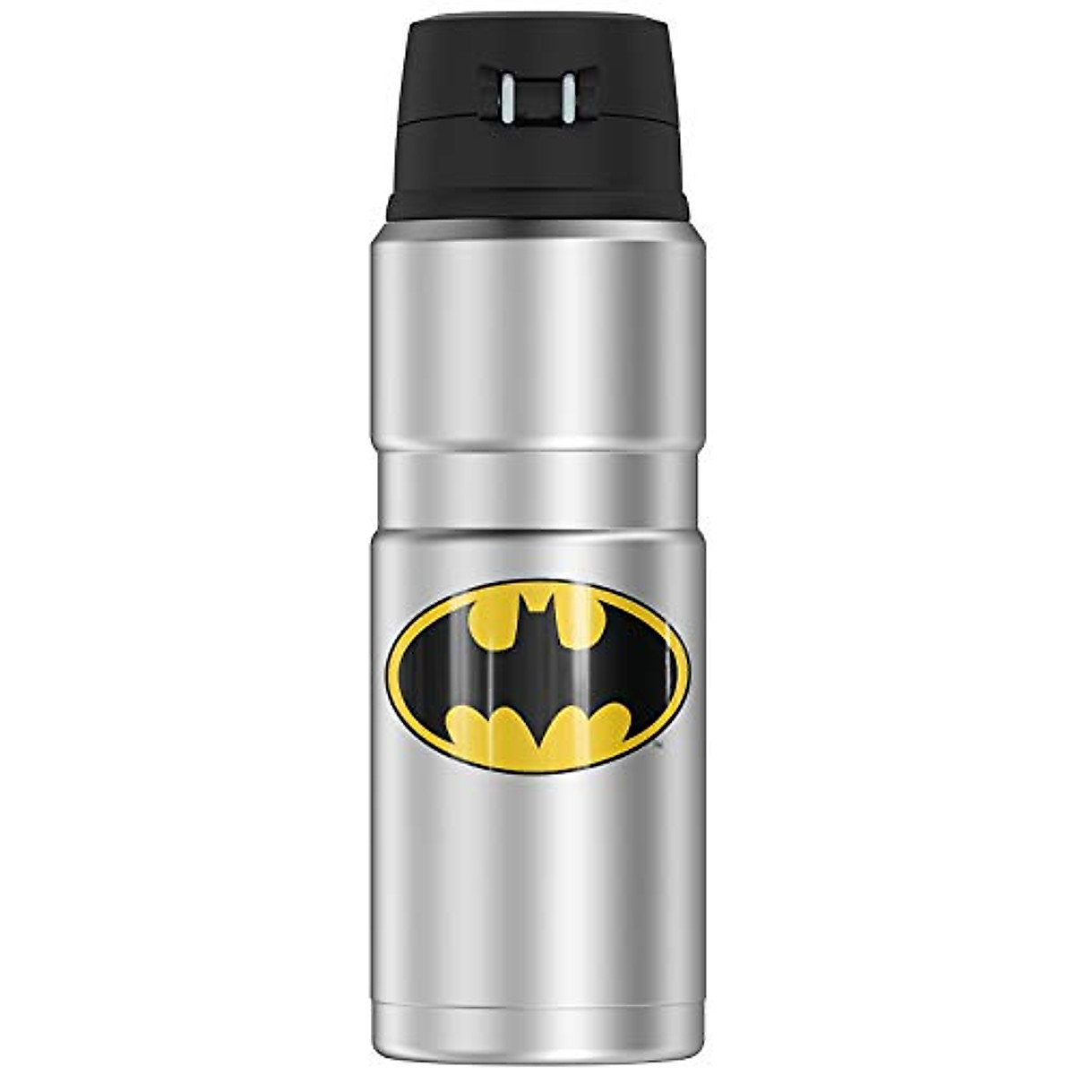 Batman Classic Logo, THERMOS STAINLESS KING Stainless Steel Drink Bottle, Vacuum insulated & Double Wall, 24oz